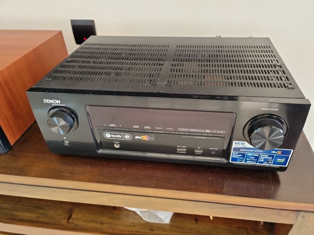 Denon AVR X1200W 4K Amplifier, Audio, Soundbars, Speakers & Amplifiers ...