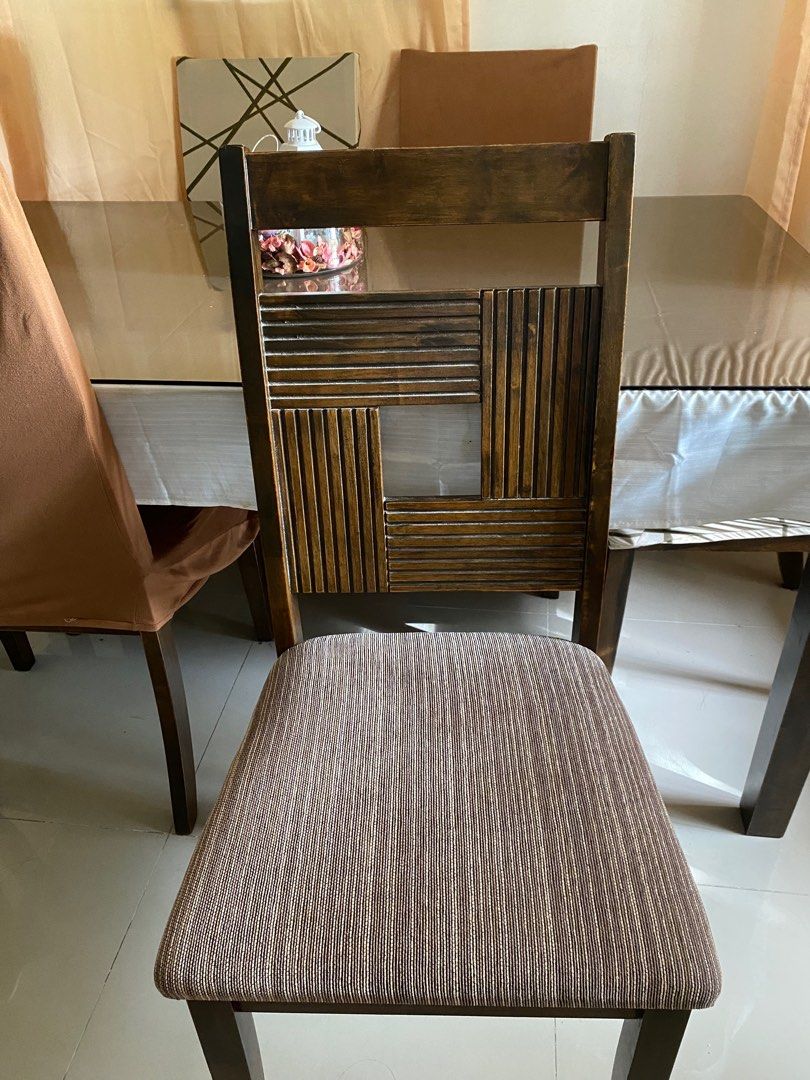 Dining Table Mandaue 6 seater, Furniture & Home Living, Furniture ...