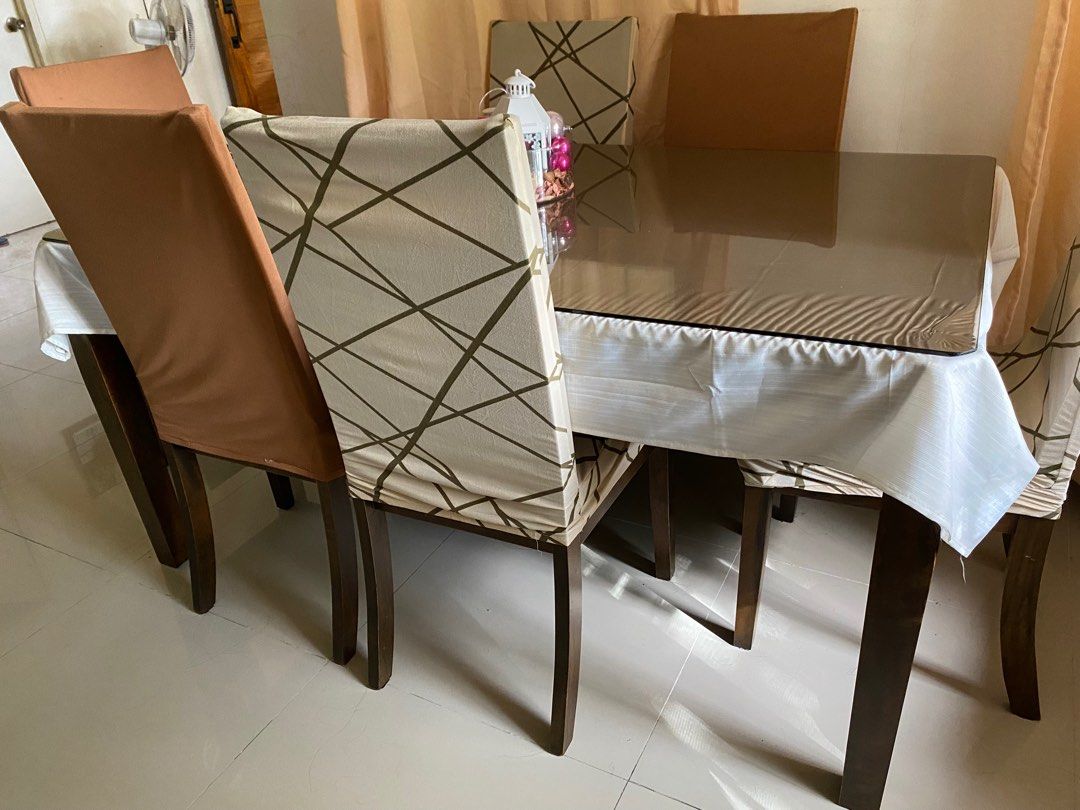 Dining Table Mandaue 6 seater, Furniture & Home Living, Furniture ...