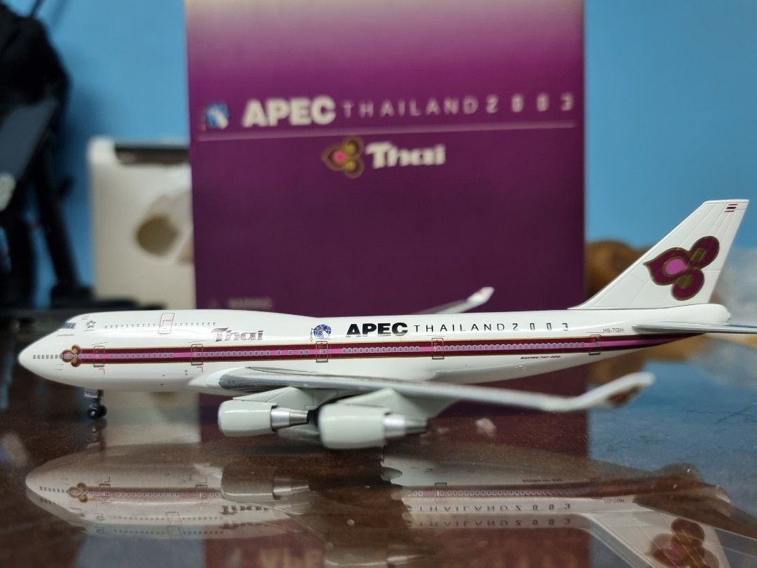 Dragon Wings Thai Airways " APEC 2003" 1:400 SCALE Diecast Airplane, Hobbies & Toys, Memorabilia ...