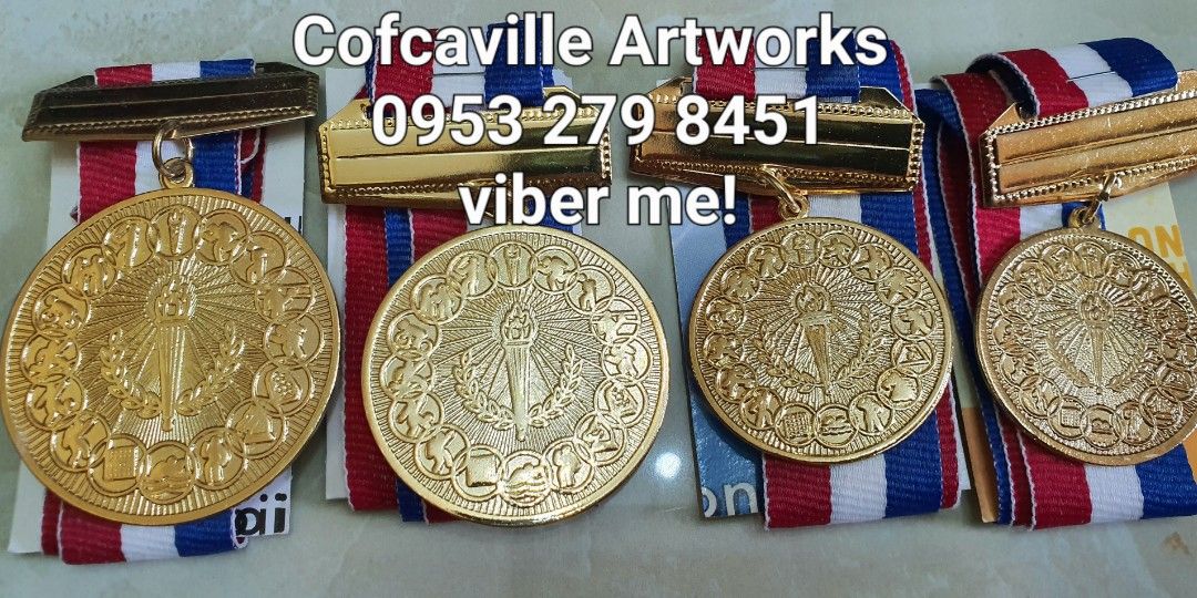 Dswd medal Deped Medals Kagawaran medals Sports medals Book and Torch ...