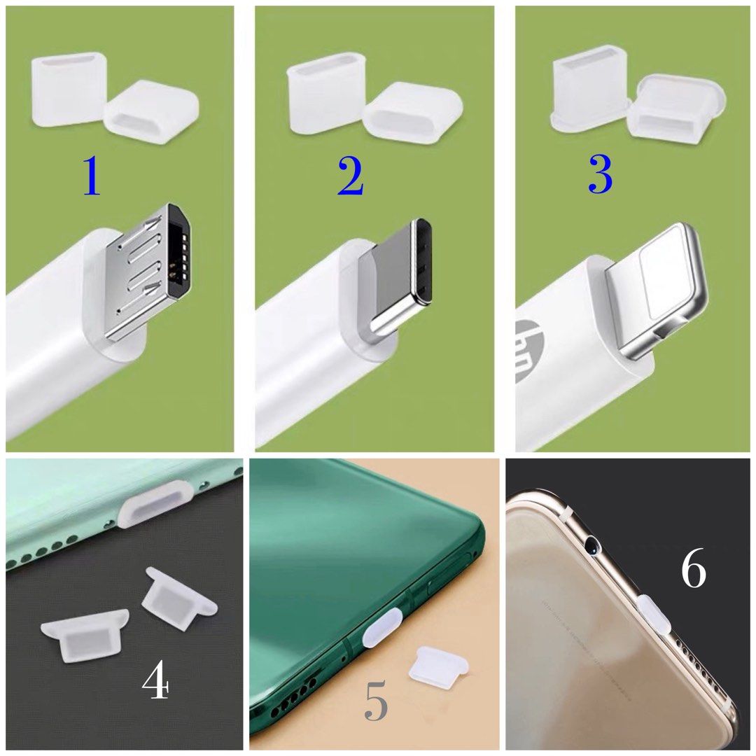 Usb C Cover Cap 2PCS Type C Anti Dust Plug Set USB Type C Port ...