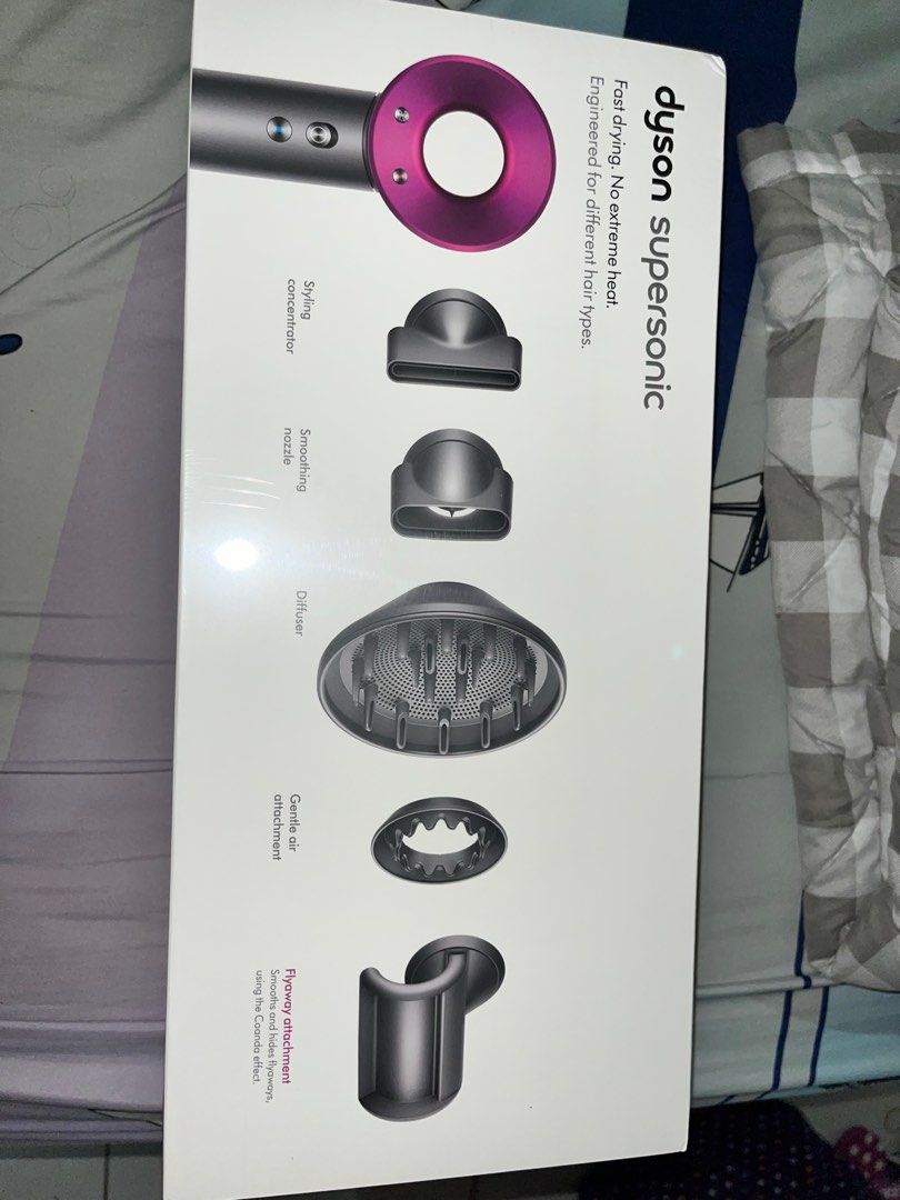 Dyson Supersonic (Iron/Fuchsia), Kesehatan & Kecantikan, Perawatan ...