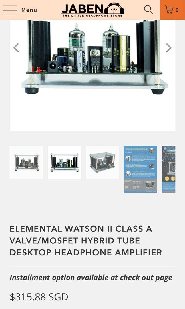Elemental Watson II Amplifier, Audio, Soundbars, Speakers & Amplifiers ...
