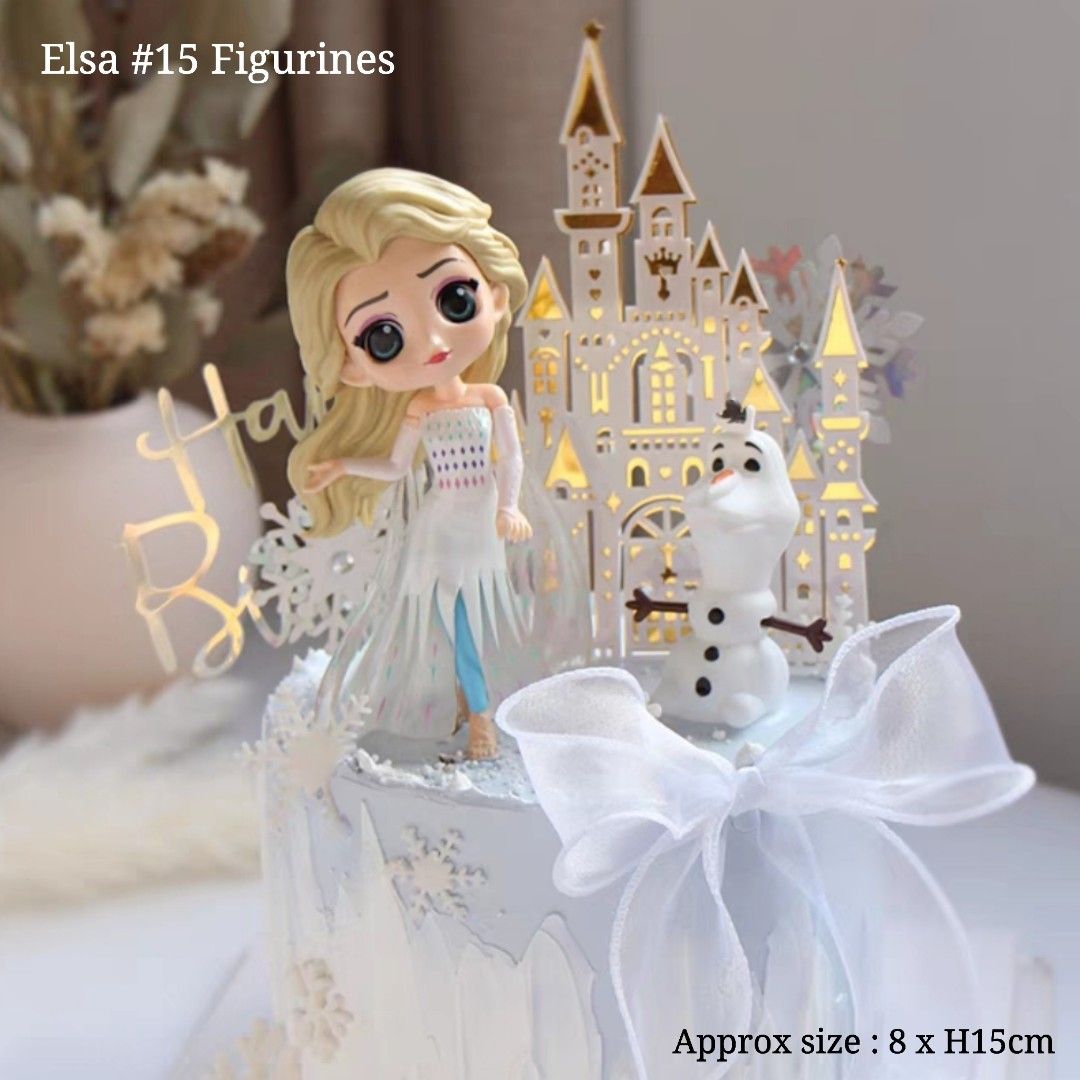 Elsa #15 Figurines Cake Topper, Furniture & Home Living, Kitchenware & Tableware, Bakeware on ...