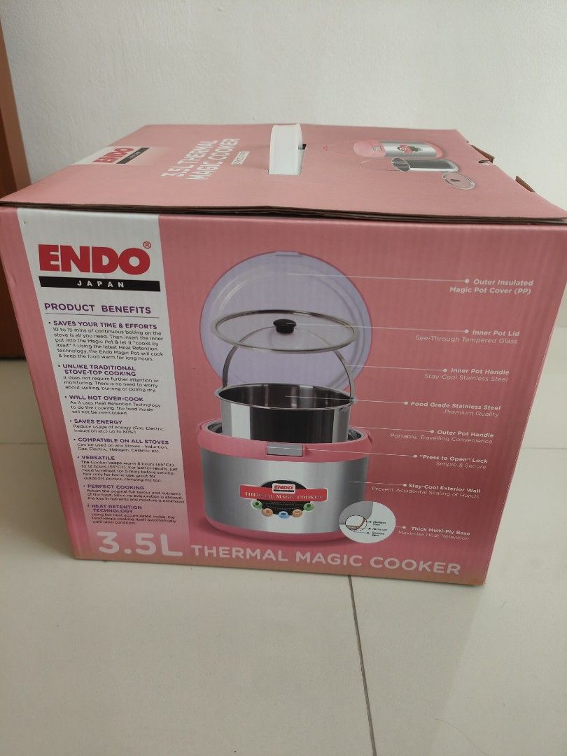 Endo 3.5L Thermal Magic Cooker, TV & Home Appliances, Kitchen ...