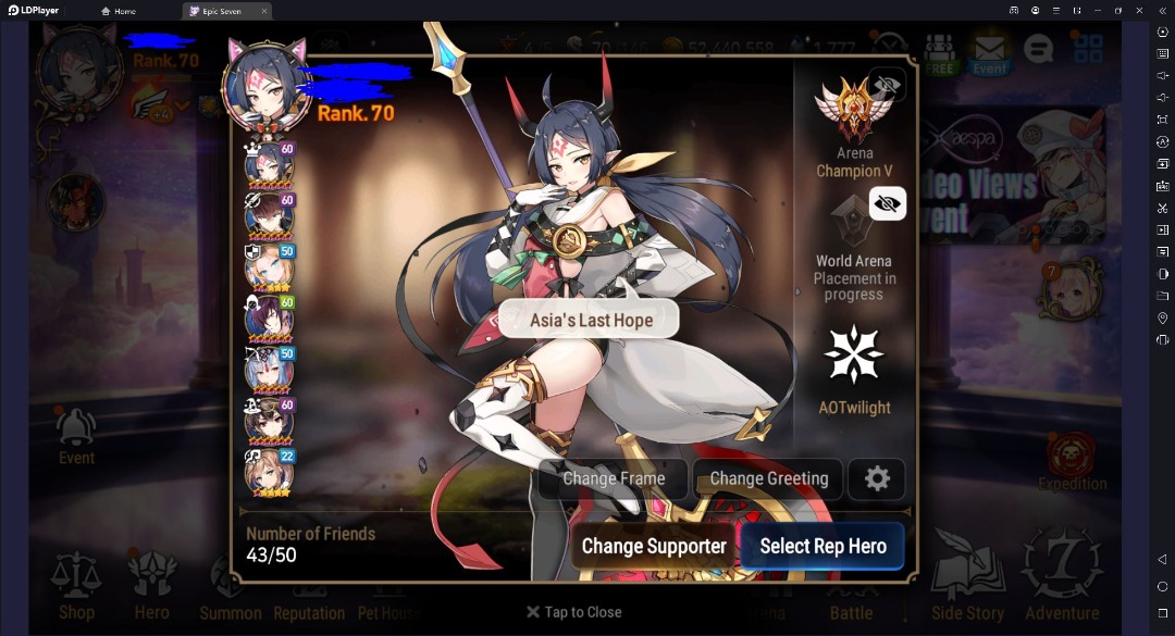 Epic Seven E7 Asia Mid Game Account, Video Gaming, Gaming Accessories ...