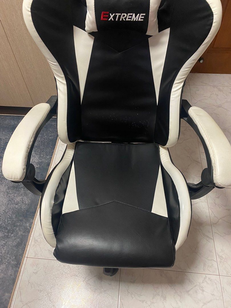 Extreme gaming chair (used), Furniture & Home Living, Furniture, Chairs ...