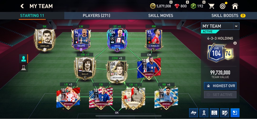 Messi, Ronaldo, Mbappe, Worldcup players, icons (Fifa mobile account ...