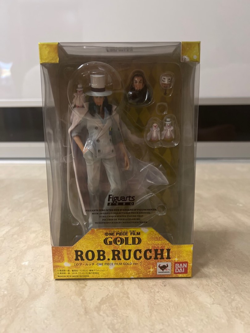 FiguartsZERO Rob Lucci - One Piece Film Gold (Gold Toei Sticker ...