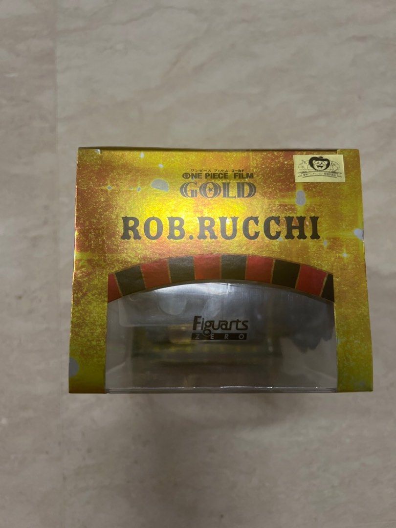 FiguartsZERO Rob Lucci - One Piece Film Gold (Gold Toei Sticker ...