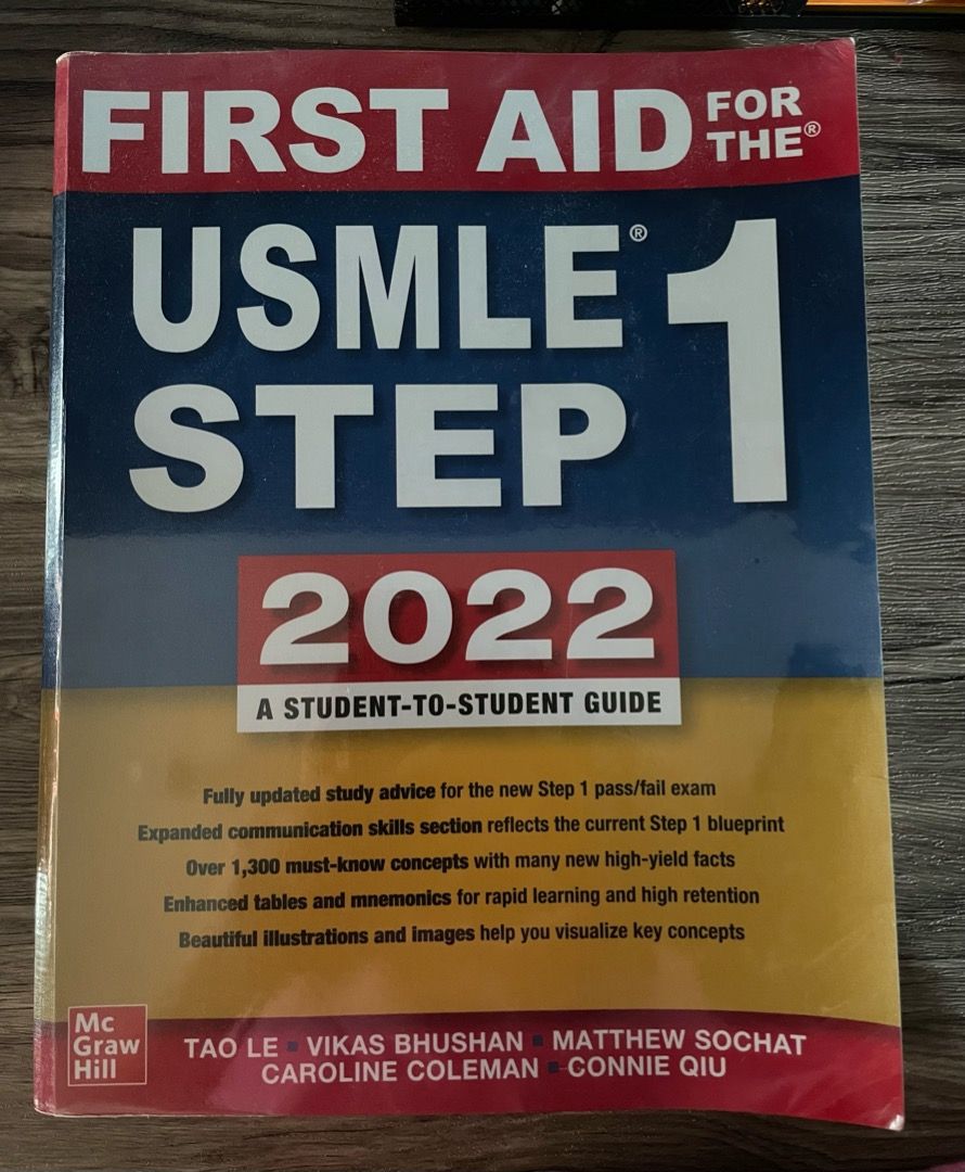 FIRST AID USMLE STEP 1 2022, Hobbies & Toys, Books & Magazines ...