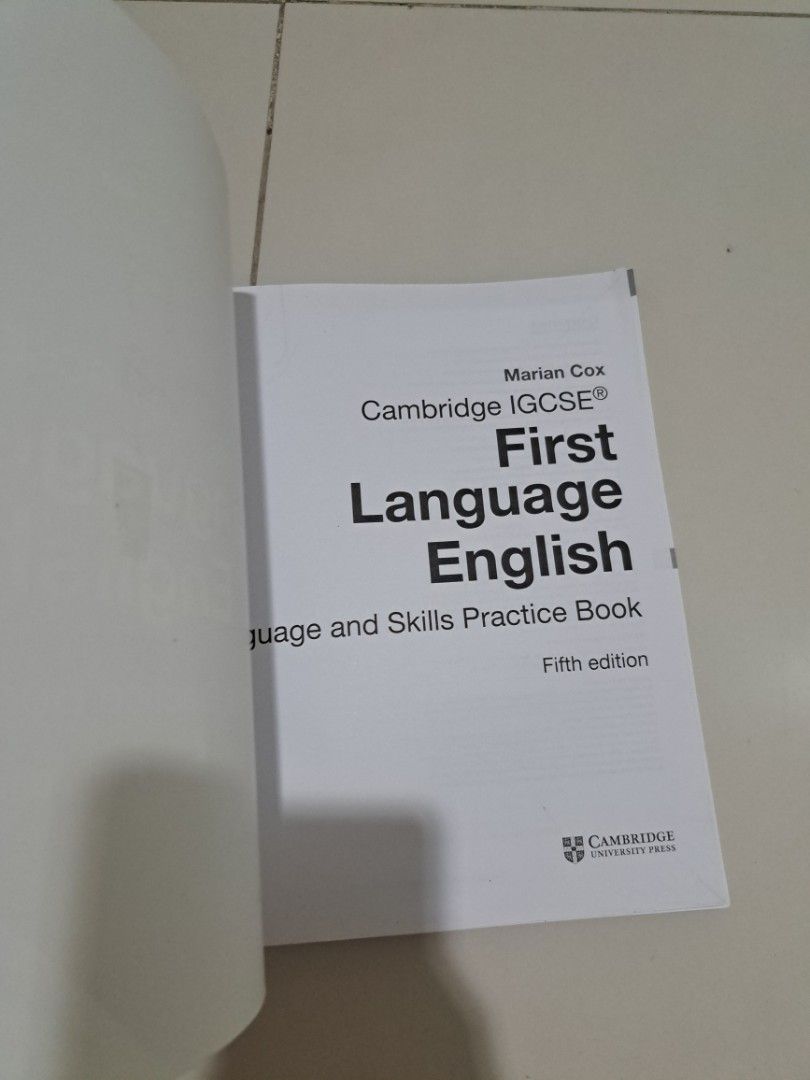 First Language English practice book, Hobbies & Toys, Books & Magazines, Textbooks on Carousell