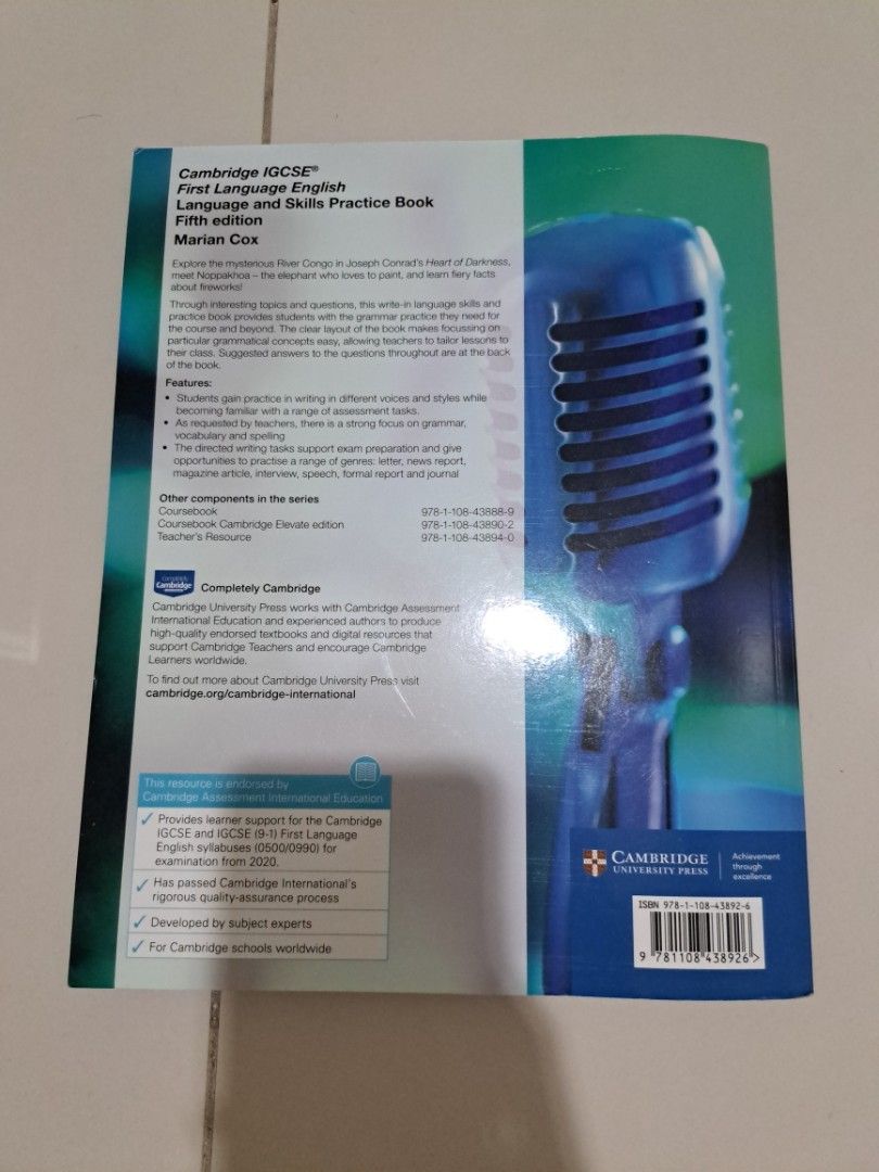 First Language English practice book, Hobbies & Toys, Books & Magazines, Textbooks on Carousell