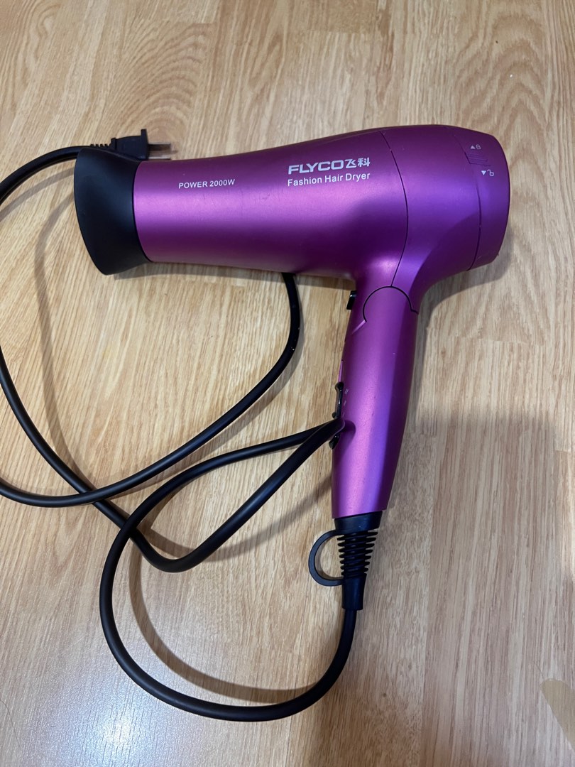 Flyco Hair Dryer, Beauty & Personal Care, Hair on Carousell