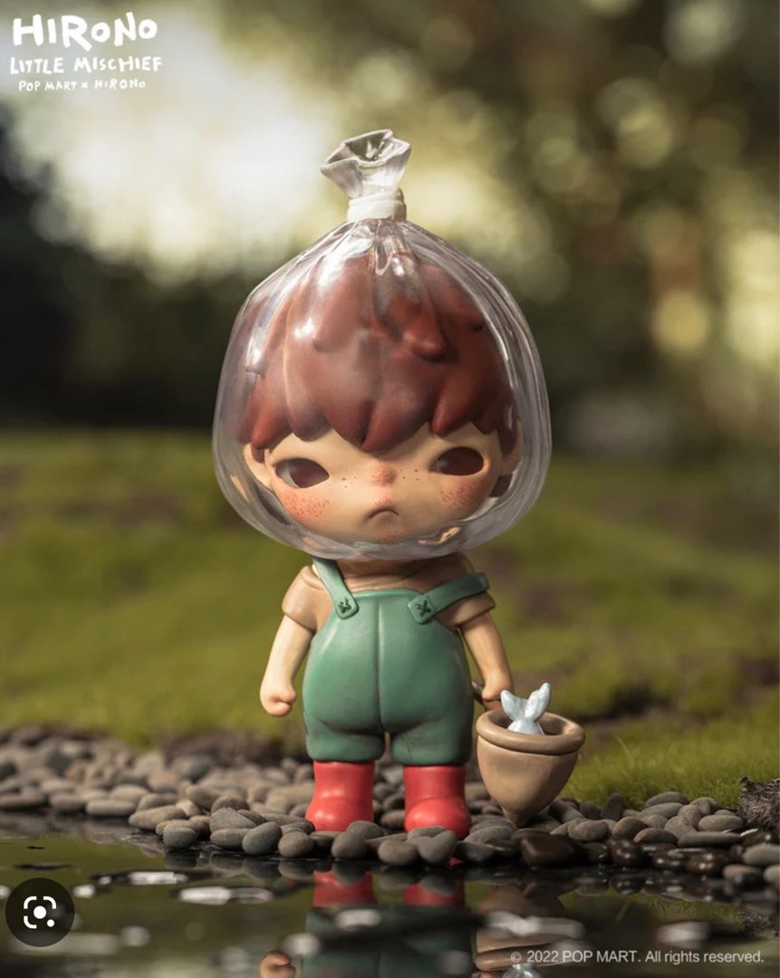 [FREE MAIL] Pop Mart Hirono Little Mischief Loose Fish popmart, Hobbies ...