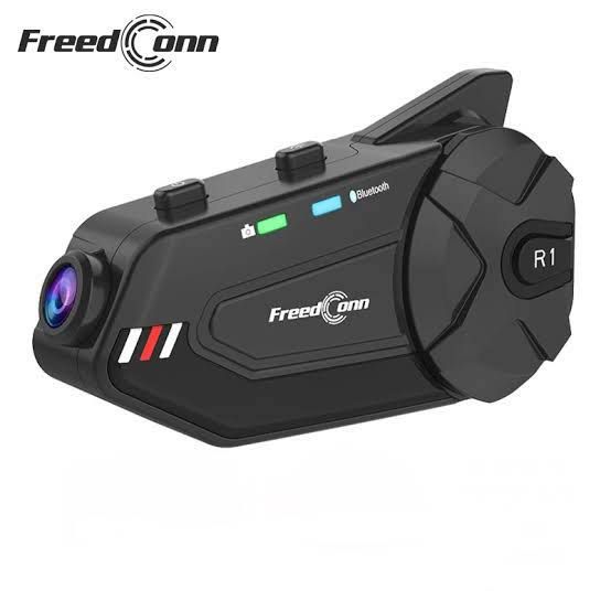 FreedConn PH R1 PRO Bluetooth 5.0 Motorcycle Group Intercom HD 2K Video ...