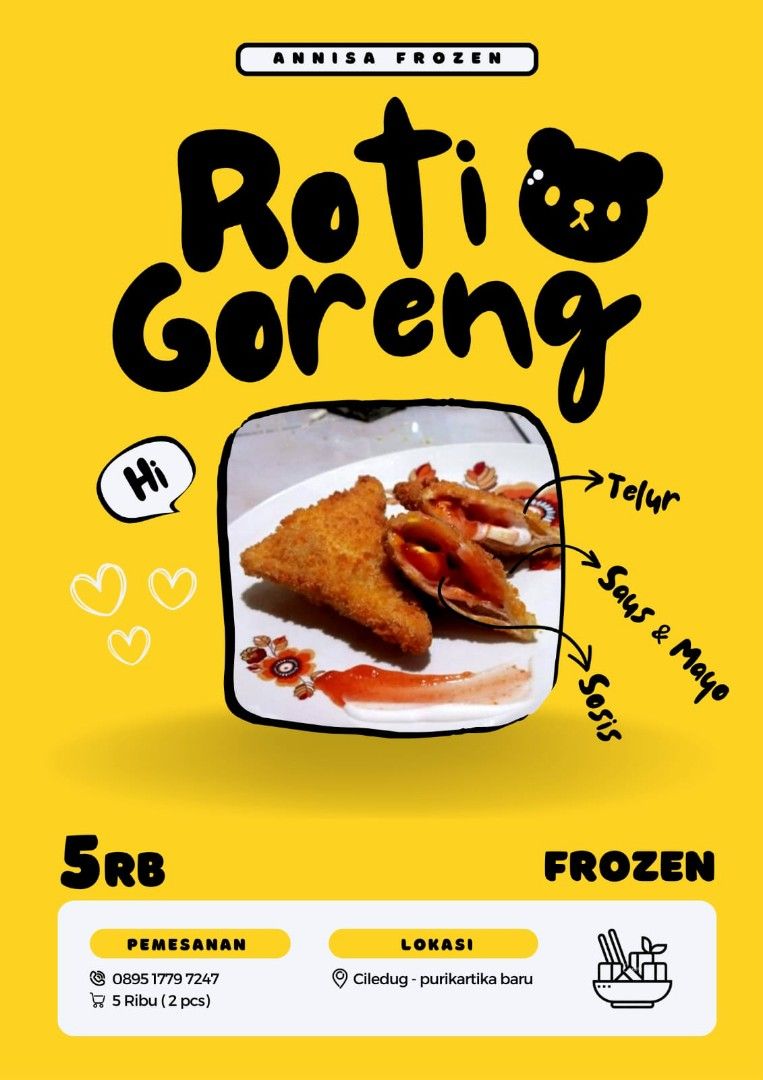 Frozen food (Roti Goreng), Makanan & Minuman, Makanan Instan di Carousell