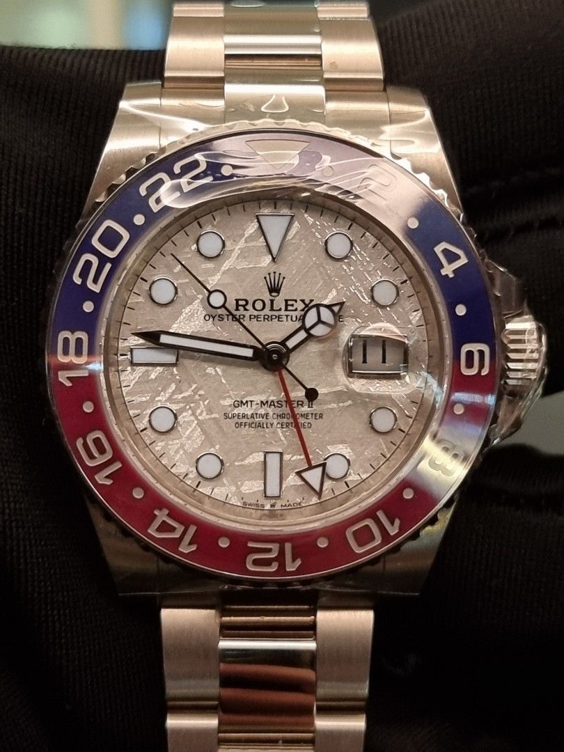 GMT II White Gold Meteorite Dial, Luxury, Watches on Carousell