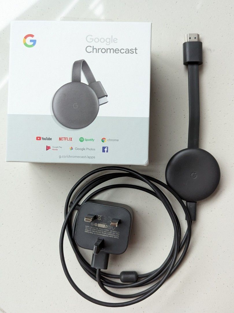 Google Chromecast (3rd Gen), TV & Home Appliances, TV & Entertainment ...
