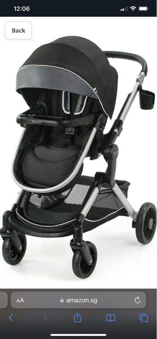 Graco Modes Nest Stroller, Baby Stroller with Height Adjustable ...