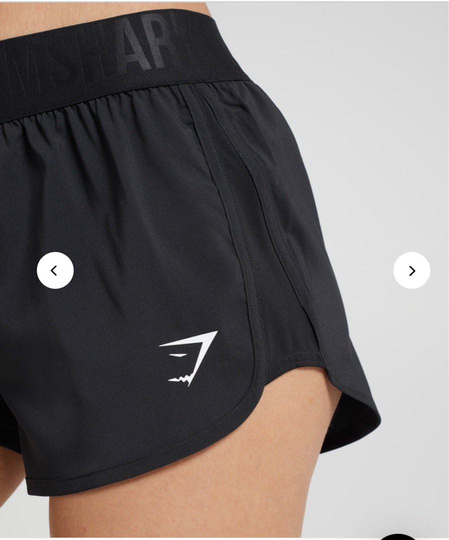 Gymshark running training shorts, Women's Fashion, Activewear on Carousell