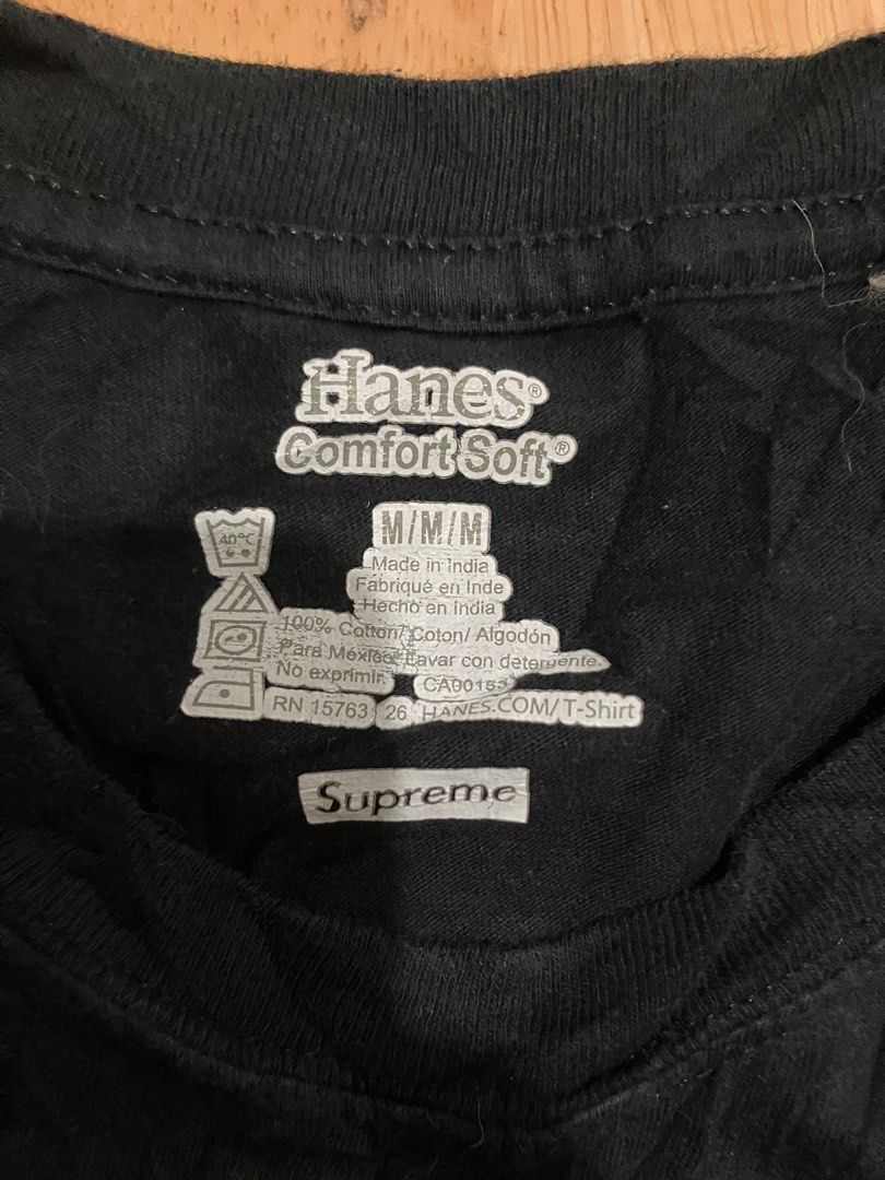 Hanes x supreme, Men's Fashion, Tops & Sets, Tshirts & Polo Shirts on ...