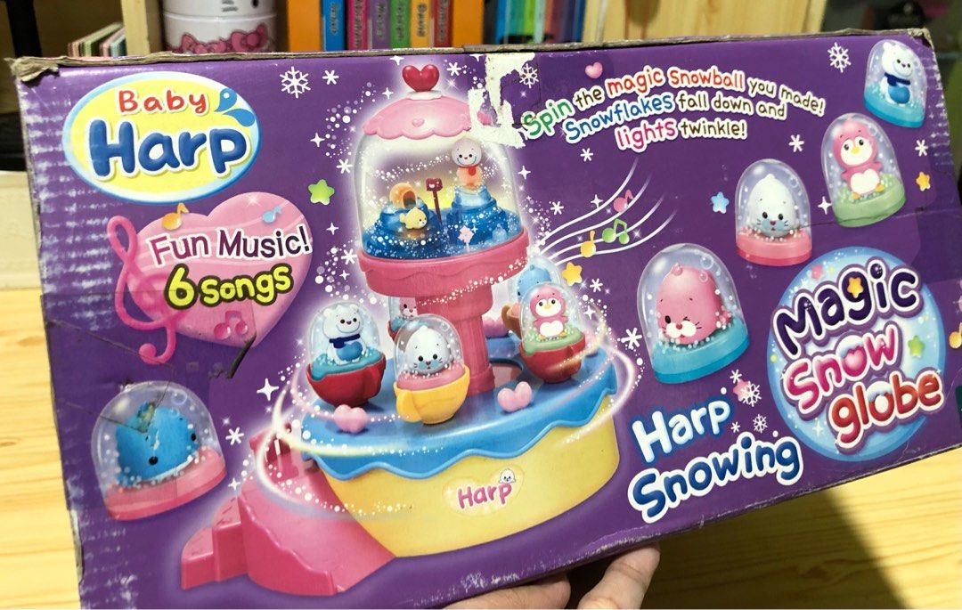 Harp’s Magic Snow Globe, Hobbies & Toys, Toys & Games on Carousell