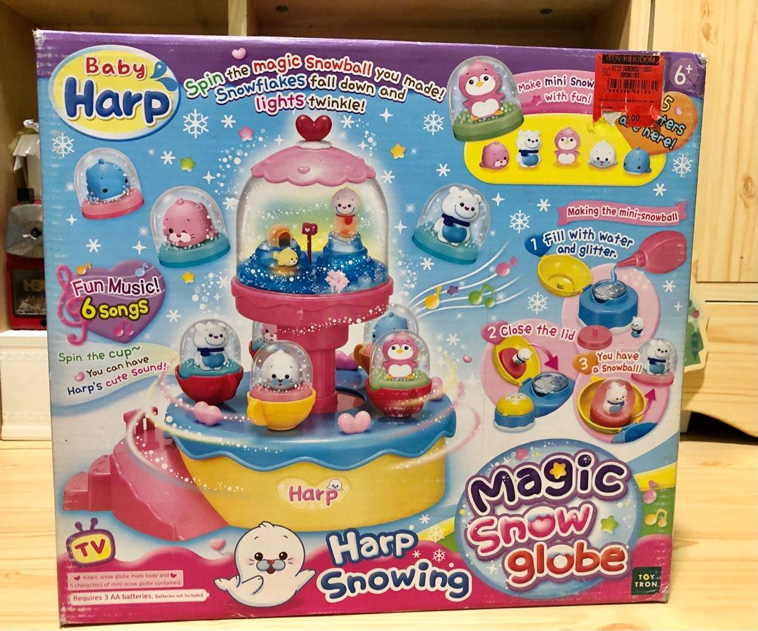 Harp’s Magic Snow Globe, Hobbies & Toys, Toys & Games on Carousell