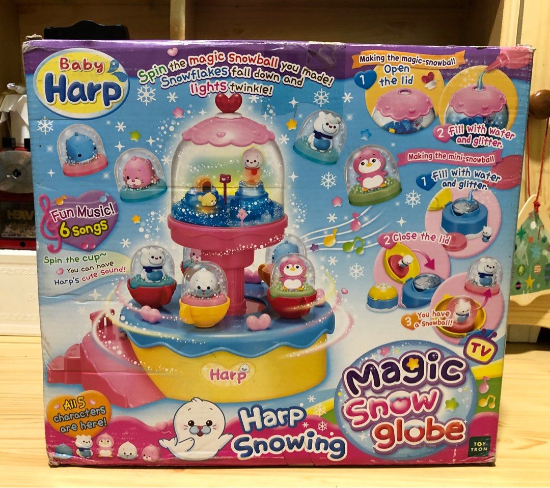 Harp’s Magic Snow Globe, Hobbies & Toys, Toys & Games on Carousell