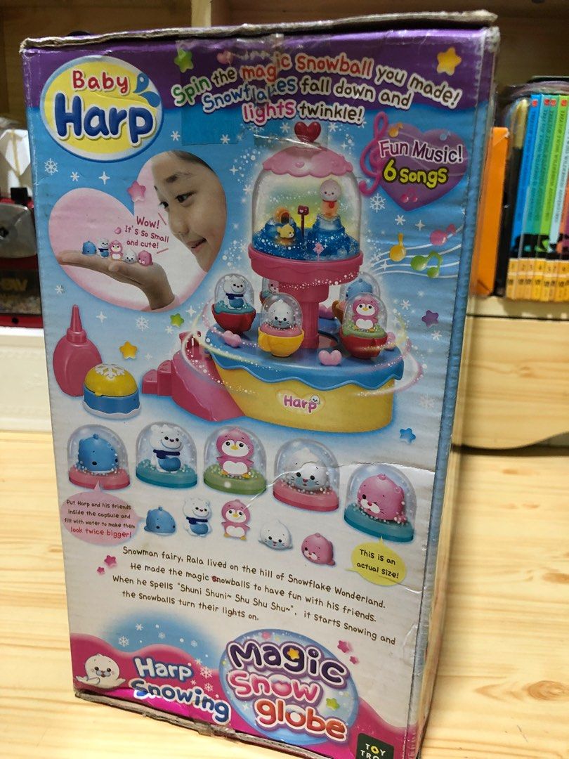 Harp’s Magic Snow Globe, Hobbies & Toys, Toys & Games on Carousell