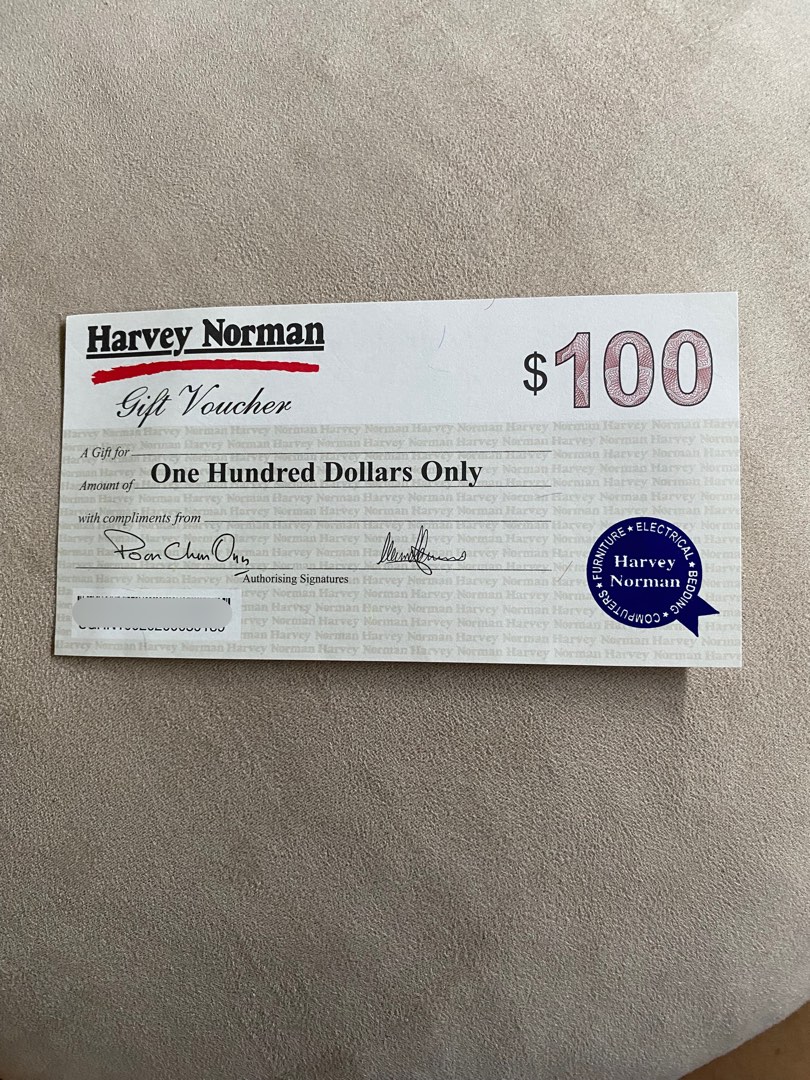 Harvey Norman Voucher, Tickets & Vouchers, Vouchers on Carousell