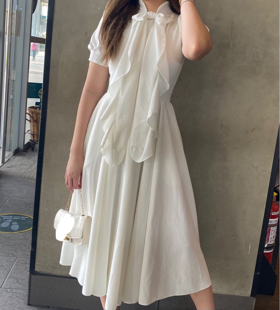 High Quality White Dress / Civil Wedding Dress, Women's Fashion ...