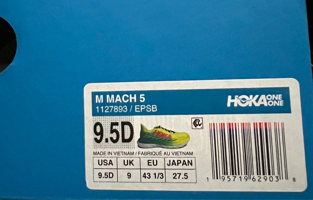 Hoka One One Mach 5, Men's Fashion, Footwear, Sneakers on Carousell
