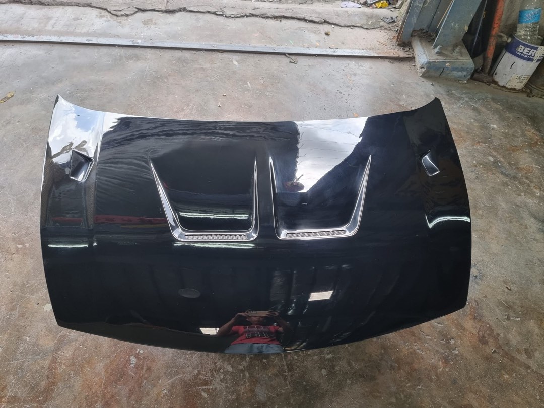 Honda Civic FD Vented Hood, Car Accessories, Accessories on Carousell