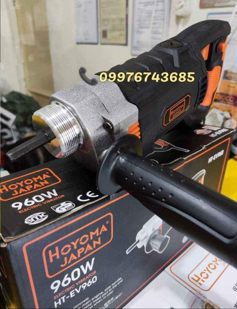HOYOMA 960W 35mm Electric Vibrator with 1.5m Shaft (HT-EV960 ...
