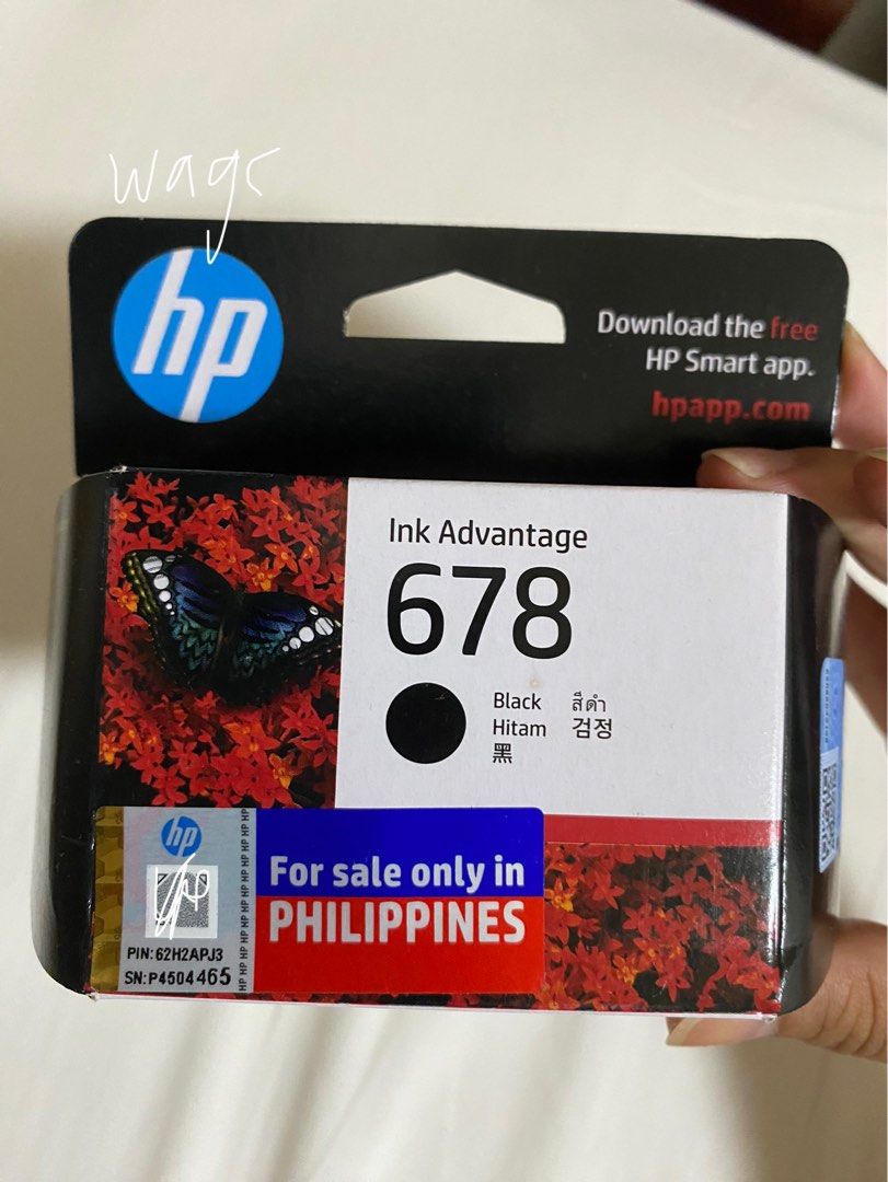 hp deskjet ink advantage cartridge - 677 black hitam color, Computers ...