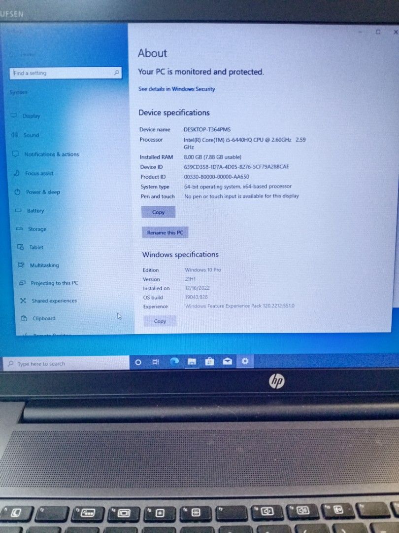 HP LAPTOP I5 6th generation with 16Gb Ram, Computers & Tech, Laptops ...