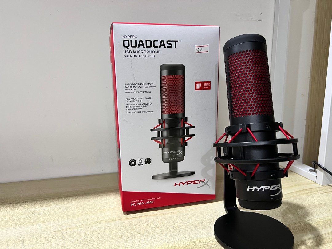 HyperX Quadcast, Audio, Microphones on Carousell