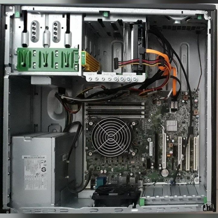 i5 HP desktops i5 Win 10 computerw with 2 ways splitter system ...