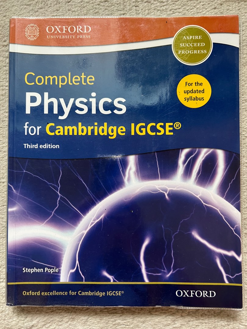 IGCSE Physics for Cambridge Third Edition, Hobbies & Toys, Books ...