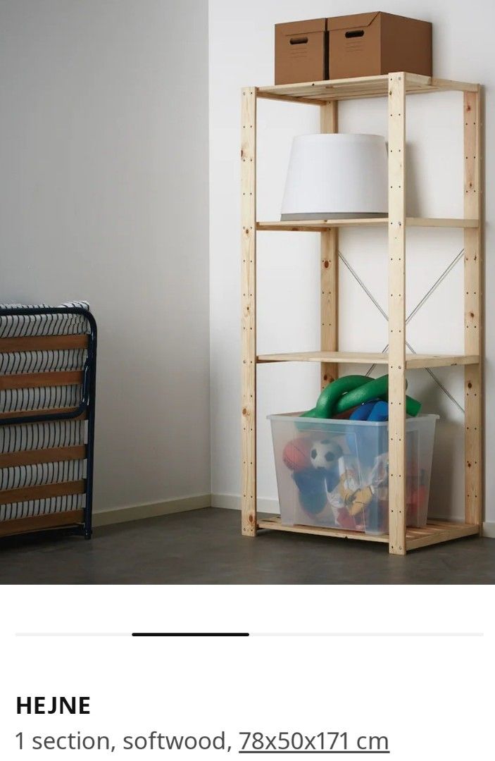 Ikea - Rack for store room, Furniture & Home Living, Furniture, Shelves ...