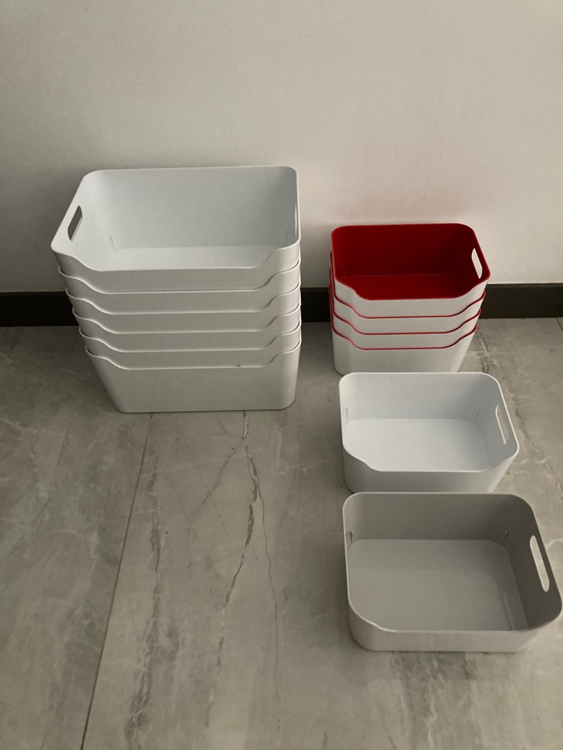 IKEA VARIERA boxes, Furniture & Home Living, Home Improvement ...