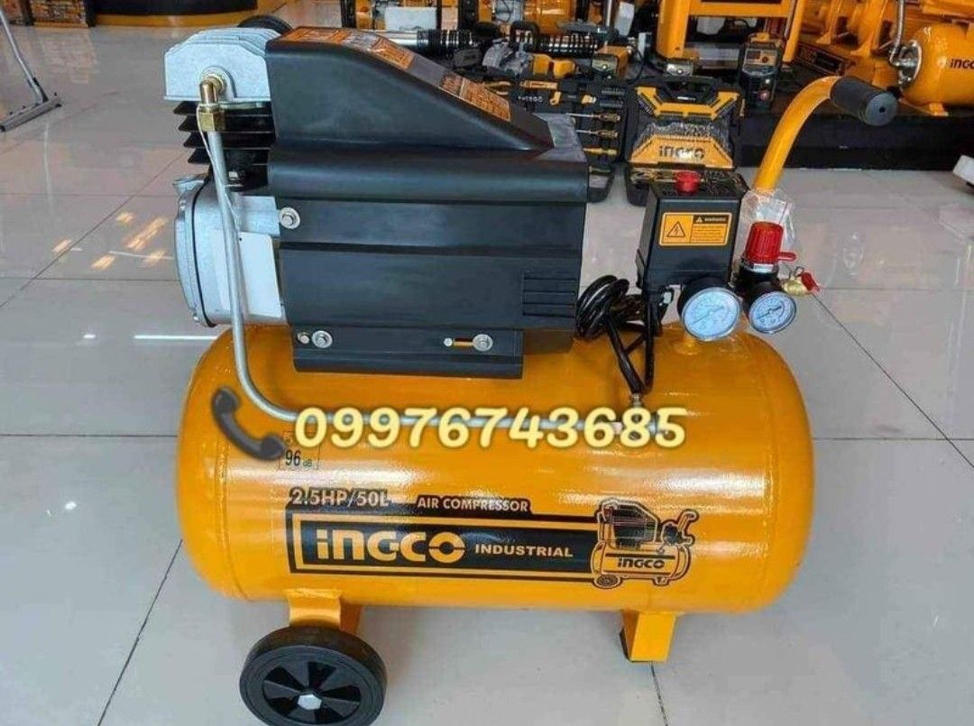 INGCO 2.5HP Air Compressor, Commercial & Industrial, Industrial ...