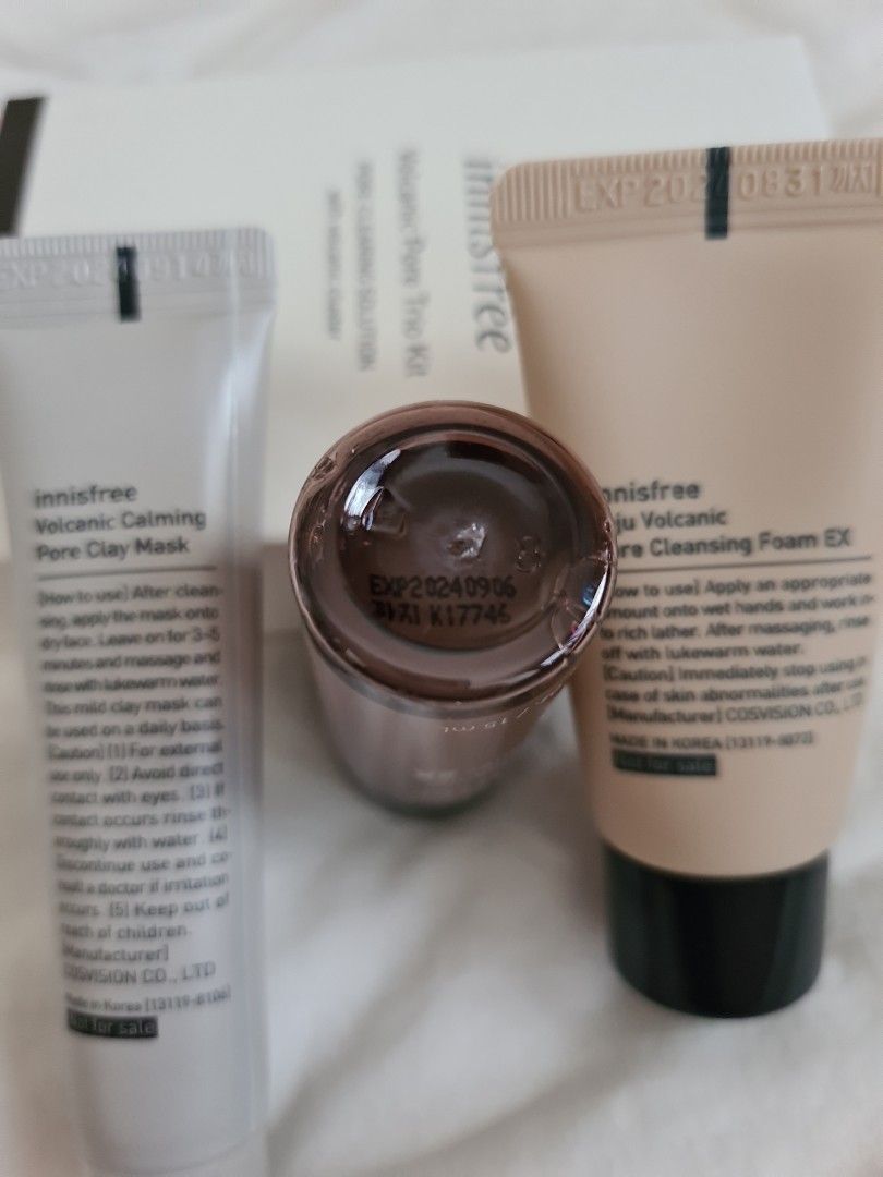 Innisfree Volcanic Pore Trio Kit, Beauty & Personal Care, Face, Face ...