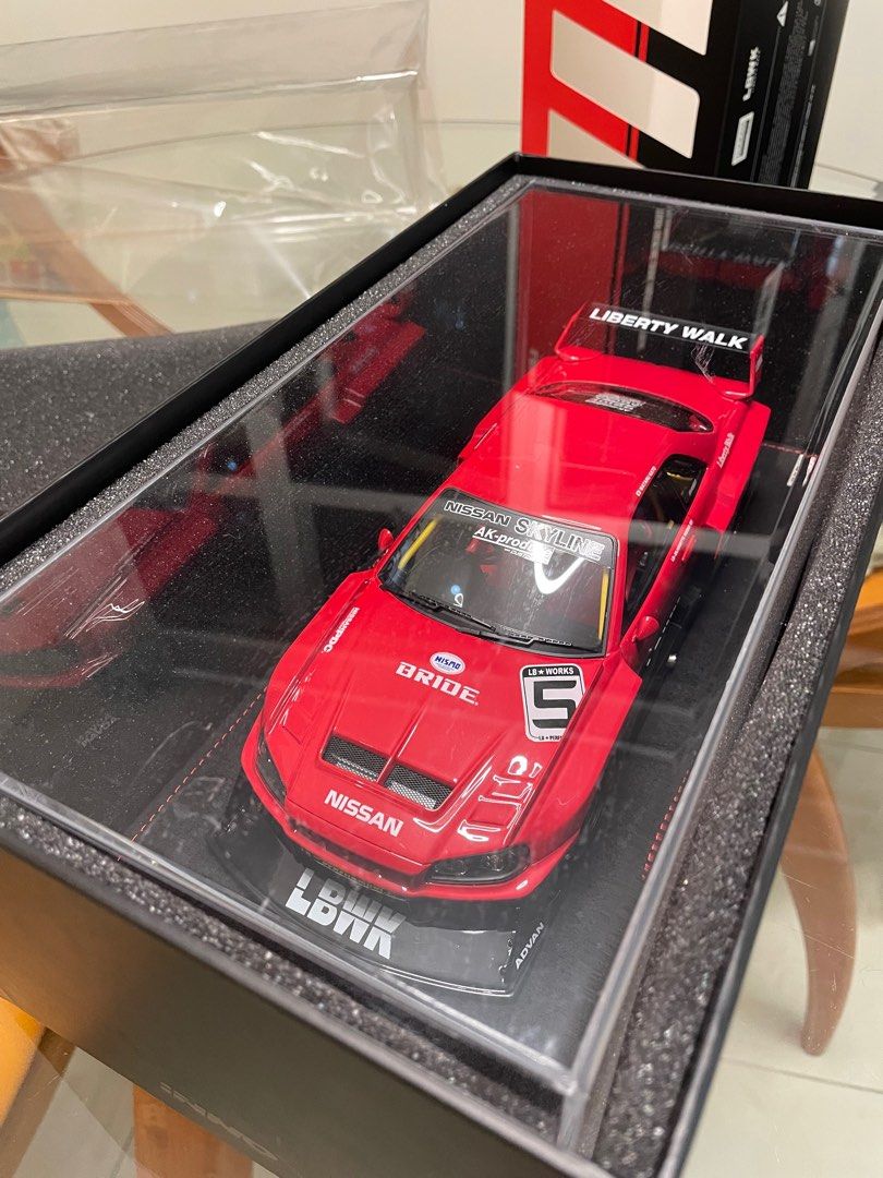 INNO 1/18 Liberty walk LB GTR R34 ER34 ignition model ig makeup supra ...