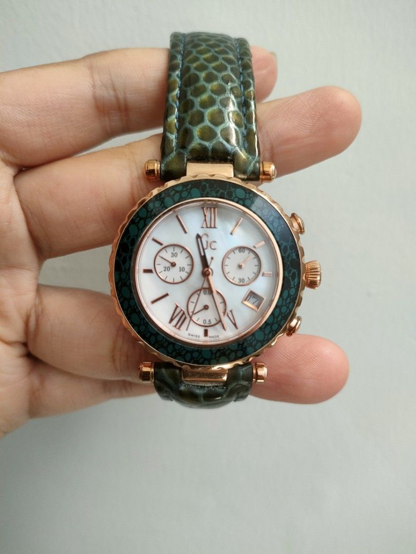 Jam Tangan Guess Collection GC Python 4300IM, Fesyen Wanita, Jam Tangan ...