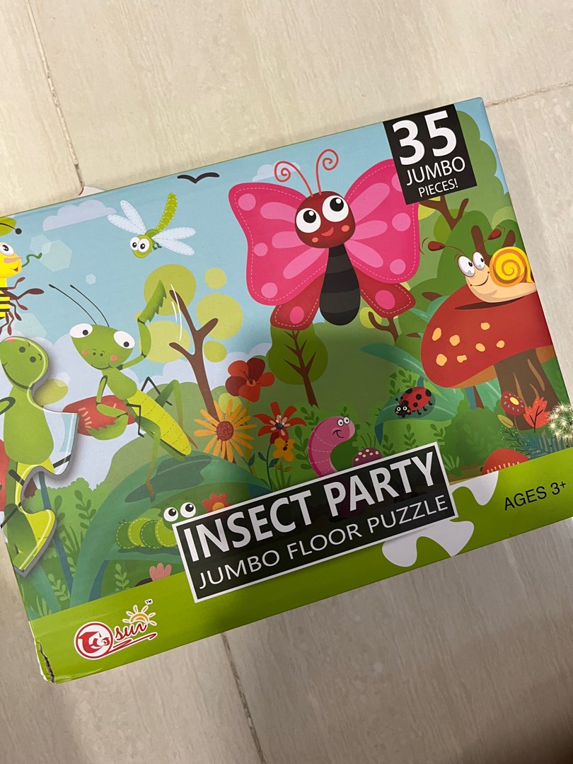Jumbo puzzles insects themes, Hobbies & Toys, Toys & Games on Carousell