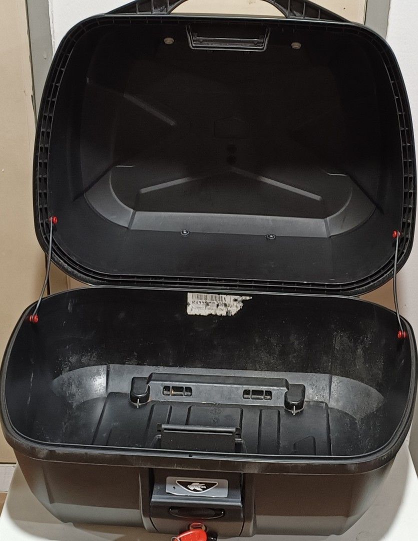 KAPPA 43L Plastic Top Box With Backrest, Motorcycles, Motorcycle ...