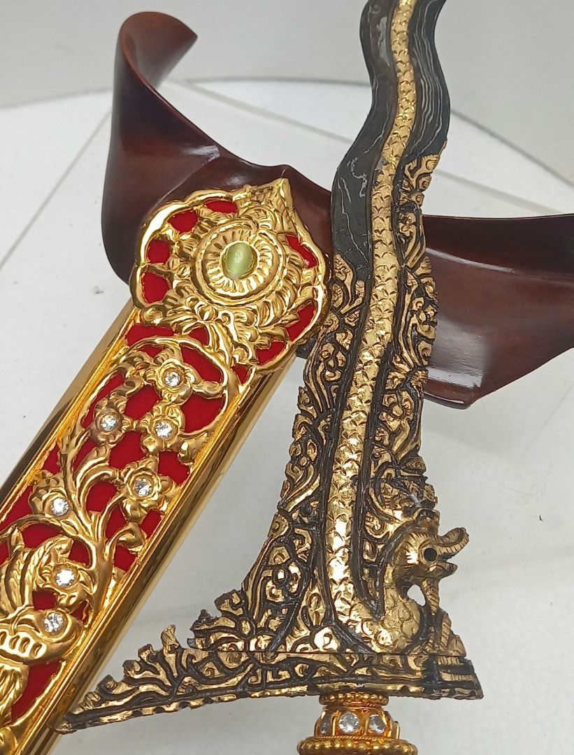 Keris Jawa Luk 13 Naga Sostro Collection Purposes, Hobbies & Toys ...